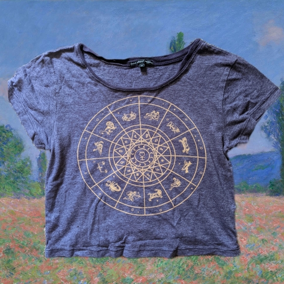 Truly Madly Deeply | Tops | Zodiac Astrology Chart Crop Top | Poshmark